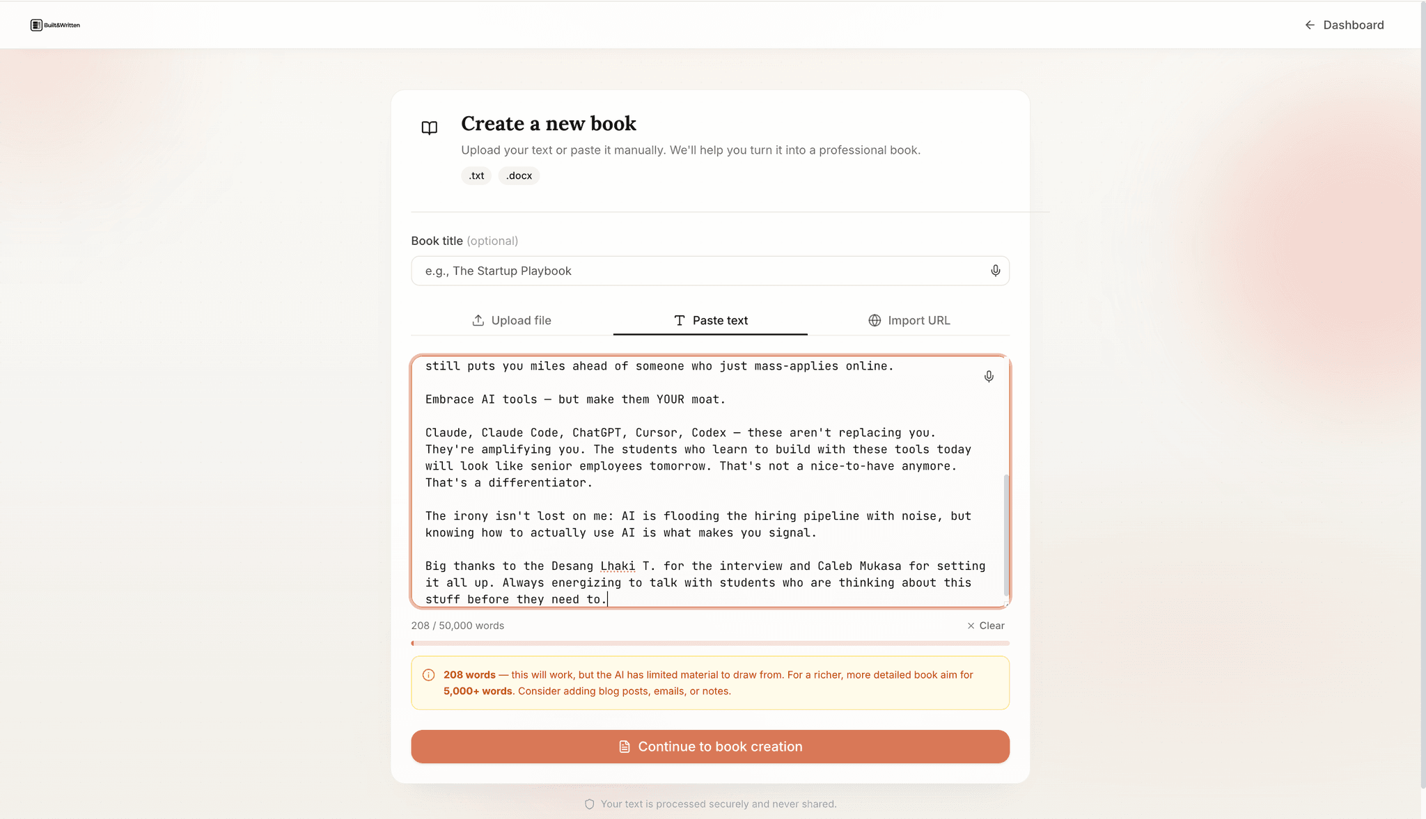AI Book Publishing Platform — AI That Learns Your Writing Style | Built ...